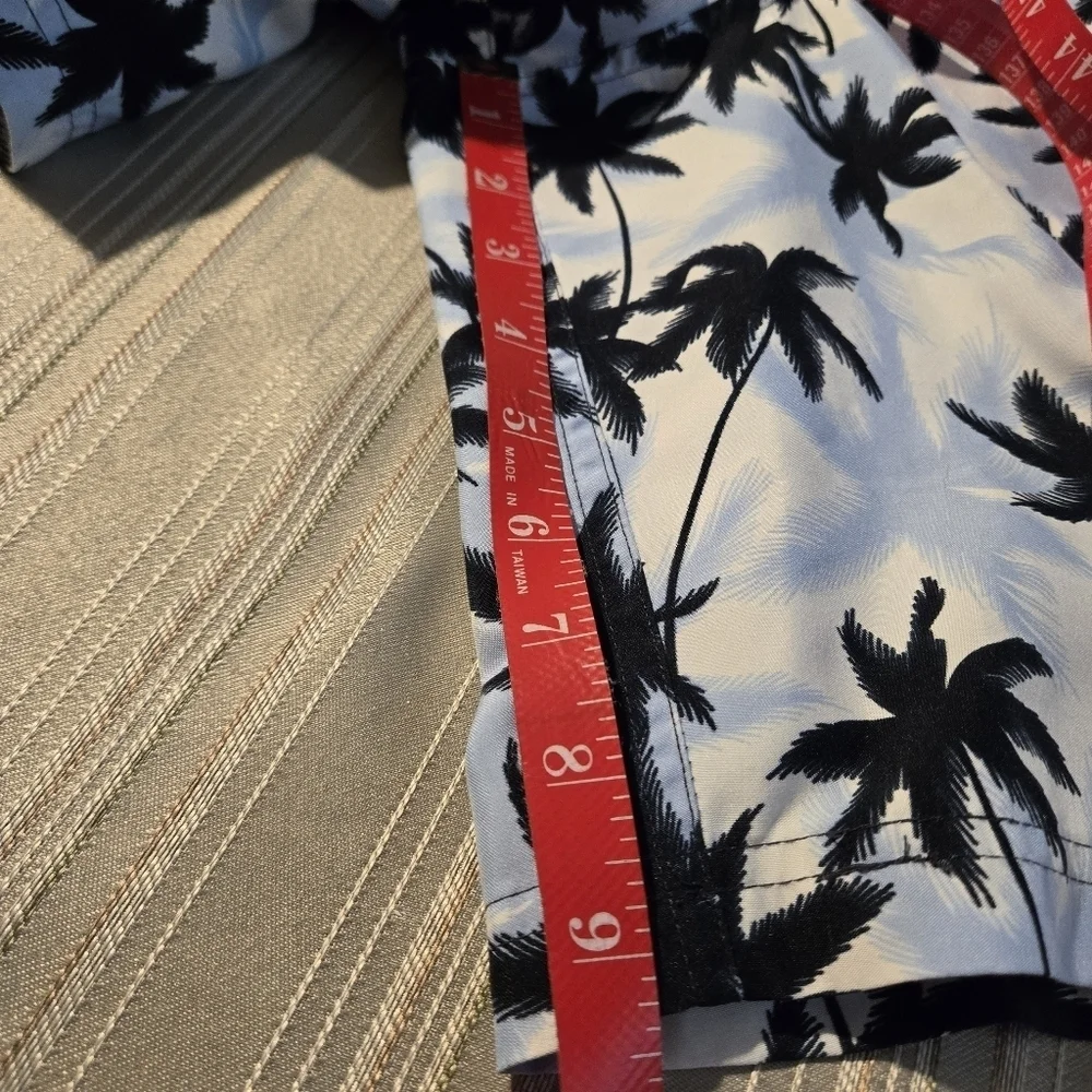 Islander | Swim | Islander Palm Tree Print Mens Medium Swim Trunks ...